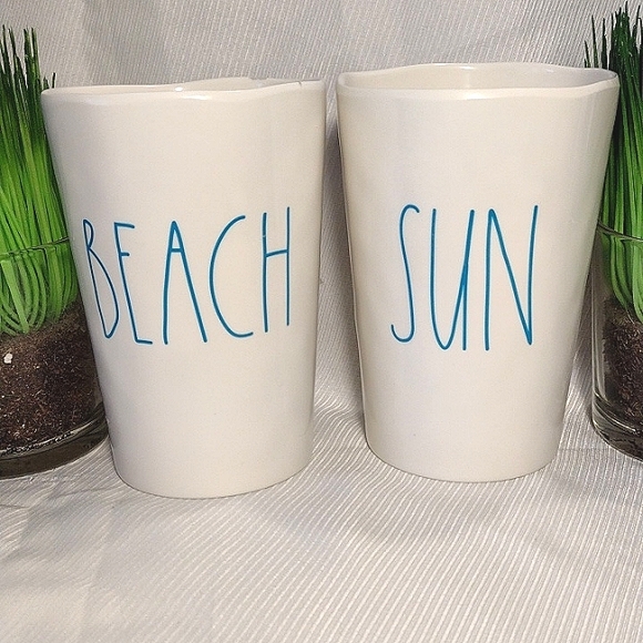 Rae Dunn | Dining | Rae Dunn Beach Sun Cup Bundle | Poshmark